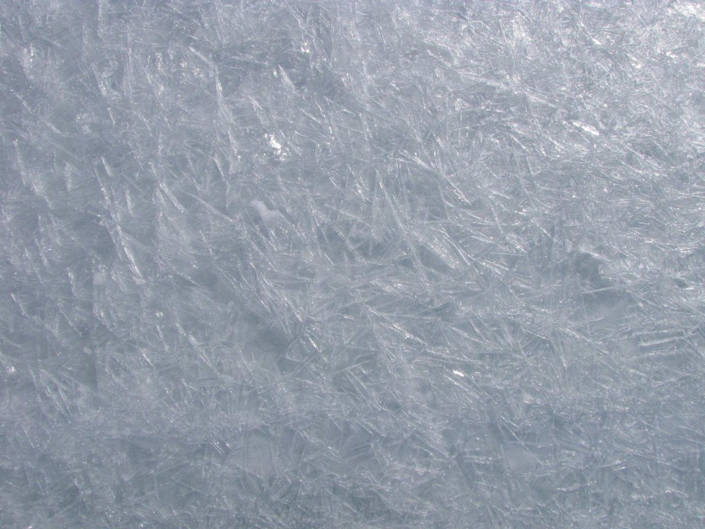 Ice textures and patterns