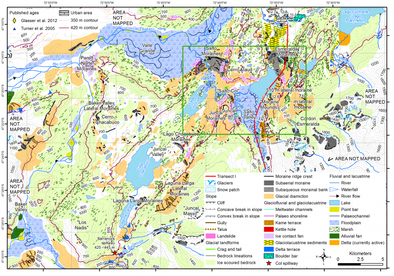 Glaciolacustrine Landforms in Patagonia, Chile - AntarcticGlaciers.org