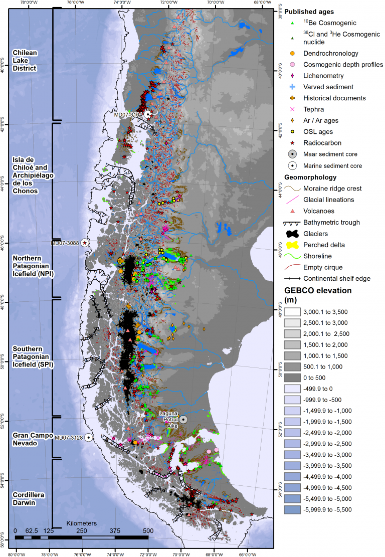 Fig. 10. Published ages and geomorph - AntarcticGlaciers.org
