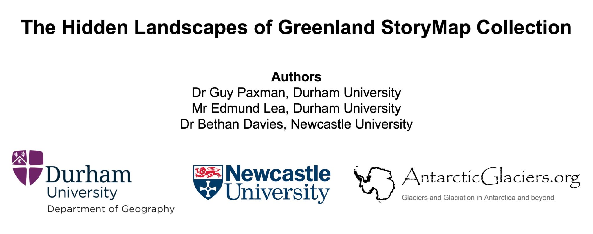 The Hidden Landscapes of Greenland StoryMap Collection ...