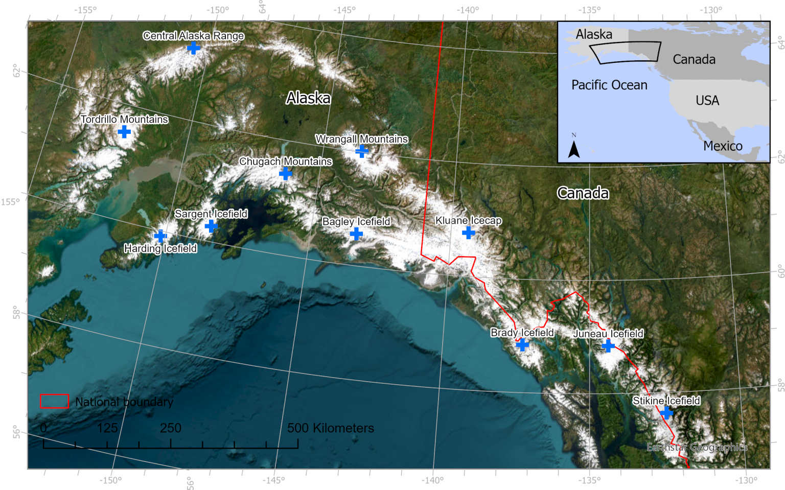 The glaciers of Juneau Icefield - AntarcticGlaciers.org