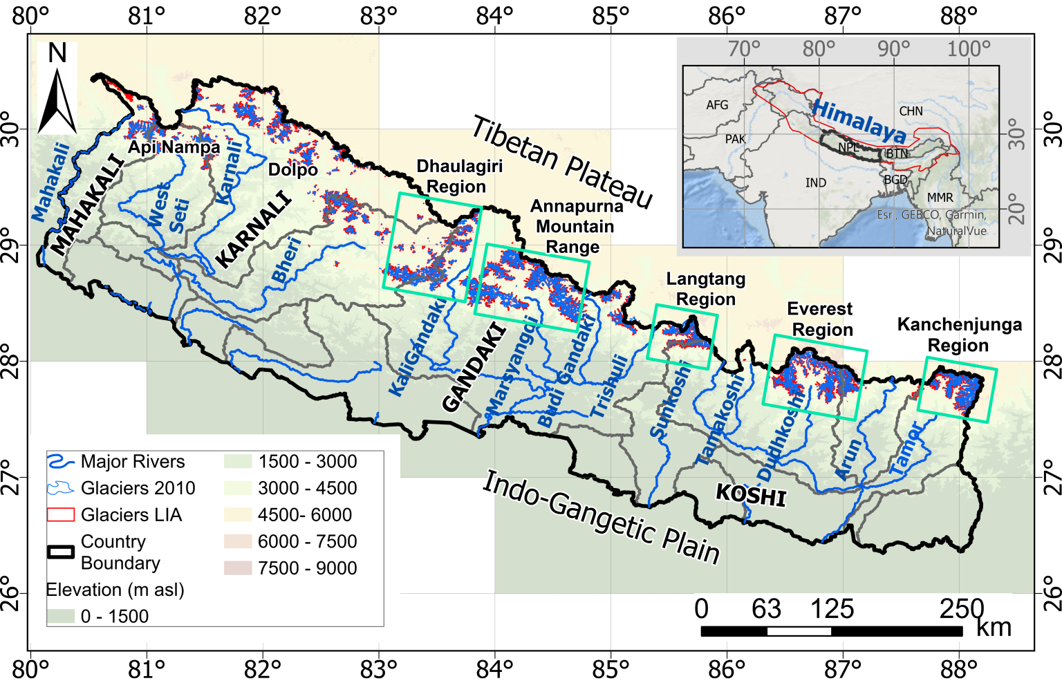 Glacier status, recession and change in Nepal - AntarcticGlaciers.org